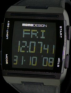 Momodesign Digital wrist watches - All Black Dual Tech Digital MD178BK ...