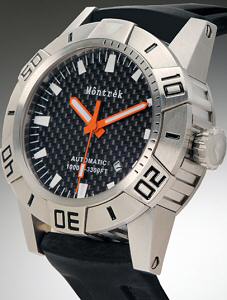 Montrek Round Diver Series wrist watches - Round Diver Carbon Fiber M11 ...