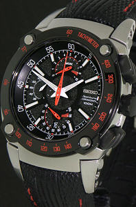 Seiko Luxe Sportura wrist watches - Dual Flyback Chronograph SPC045.