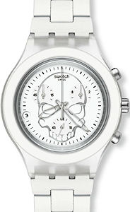 Swatch Irony wrist watches - Irony Full-Blooded White Skull SVCW4000AG.