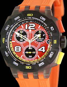 Swatch Chrono Plastic wrist watches - Originals Chrono Plastic Orang ...