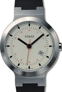 Xemex Arte wrist watches - Arte Mens Ivory Rubber Band 1601.03.