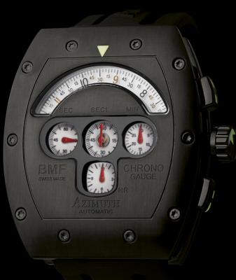Azimuth Mecha wrist watches - Chrono Gauge Mecha Pvd - White CGM-PVD-531B.