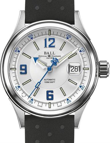 Ball Fireman wrist watches - Fireman Racer Sliver And Blue NM2088C-P2J ...