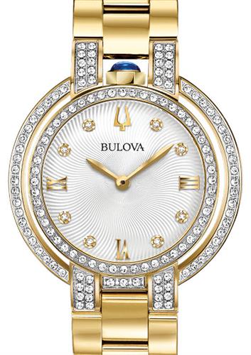 Bulova Classic wrist watches - Rubaiyat Double Row Diamonds 98R249.