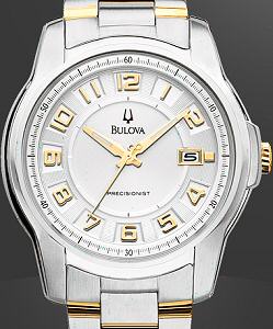 Bulova Precisionist wrist watches - Claremont 2-Tone Bracelet 98B140.