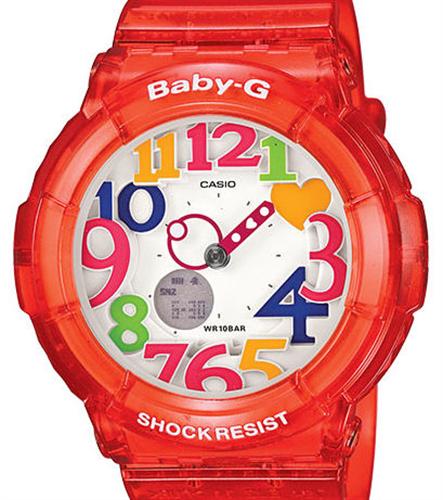 Casio Baby-G wrist watches - Baby-G 3d Marine Resort Red BGA131-4B.