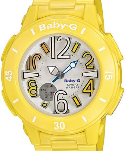 Casio Baby-G wrist watches - Baby-G Neon Illuminator Yellow BGA170-9B.