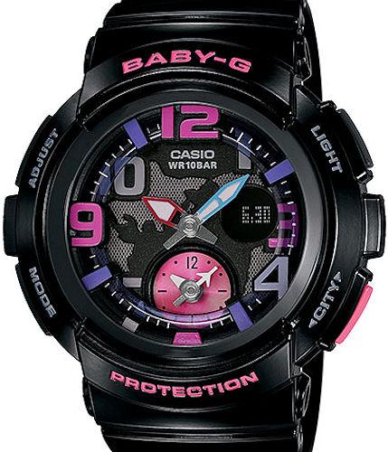 Casio Baby-G wrist watches - Baby-G Dual Dial World Time BGA190-1B.