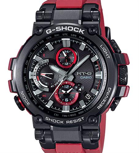 Casio Mtg wrist watches - Mt-G Connected Black/Red MTG-B1000B-1A4.