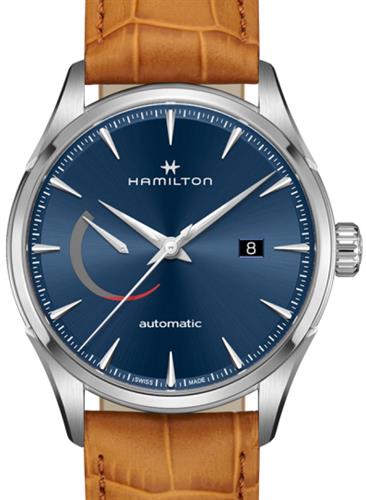 Hamilton Jazzmaster wrist watches - Jazzmaster Power Reserve Blue ...