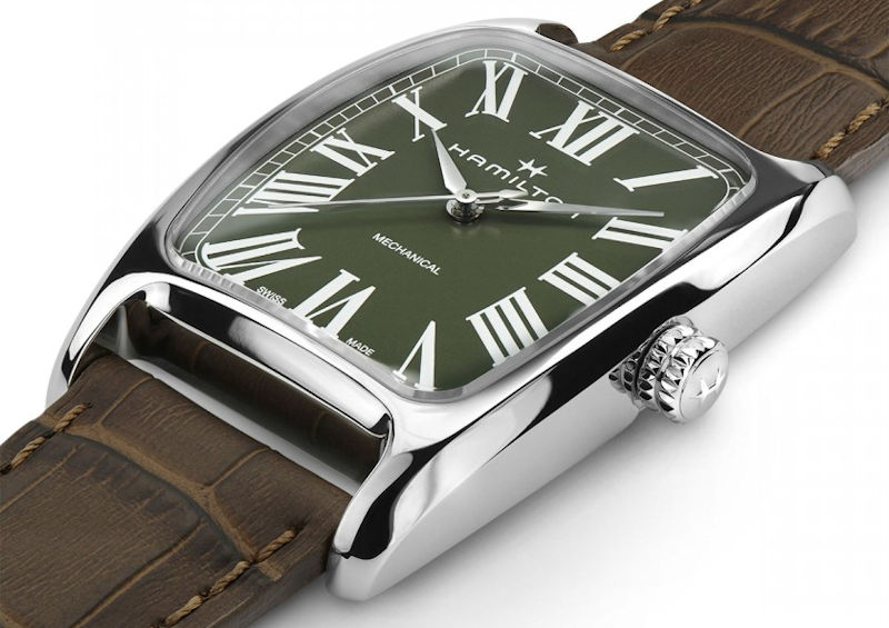 Hamilton American Classic wrist watches - Boulton Mechanical Green ...