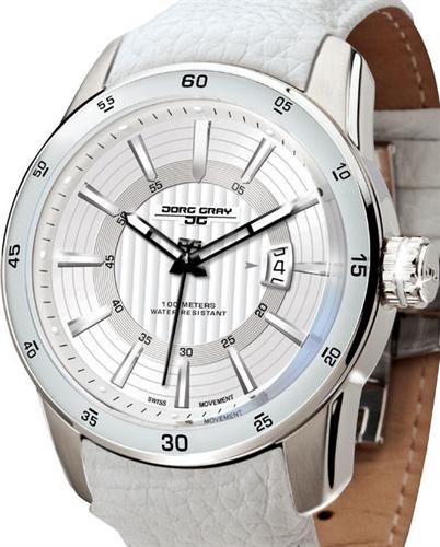 Jorg Gray Casual wrist watches - 3700 White Dial JG3700-13.