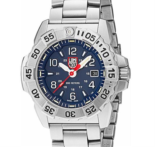Luminox Sea Collection wrist watches - All Steel Blue Arabic Dial 3254.