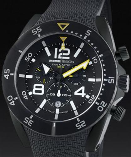 Momodesign Dive Master wrist watches - Dive Master Chrono All Black ...