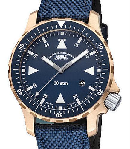 Muhle Glashutte Search And Rescue wrist watches - Yacht-Timer Bronze M1 ...