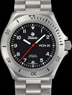 Tutima Military wrist watches - Tutima Pacific Arabic Dial 677-03.
