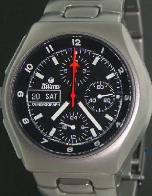 Tutima Military wrist watches - Nato Left Handed Titanium 760-22.