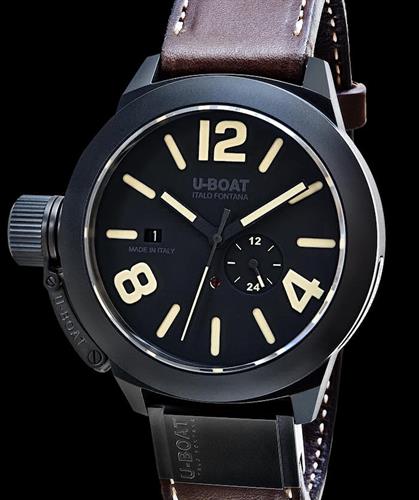 U-Boat Classico wrist watches - Classico Black 48mm Ceramic 8107.